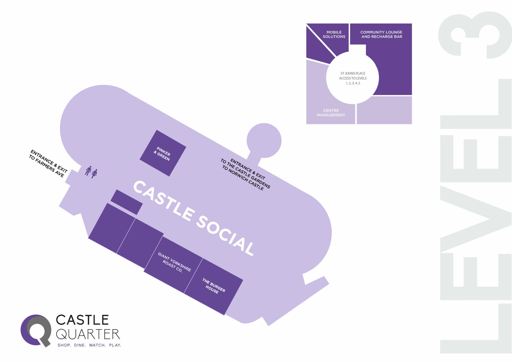 Map - Castle Quarter Norwich